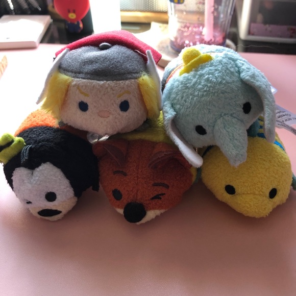 Disney | Toys | Disney Tsumtsum Cute Plushie Mickey Minnie Thor Dumbo ...